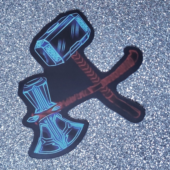 Marvel | Design | Marvel Thor Hammer Stormbreaker Waterproof Sticker ...
